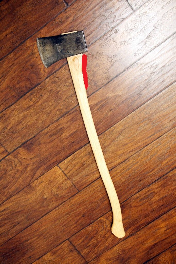 First axe rehang and I have a question - Plumb axe head | BladeForums.com