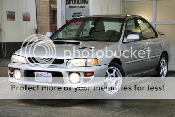 2000 silver mint Subaru Impreza 2.5RS Auto Sedan | Subaru Impreza GC8 ...