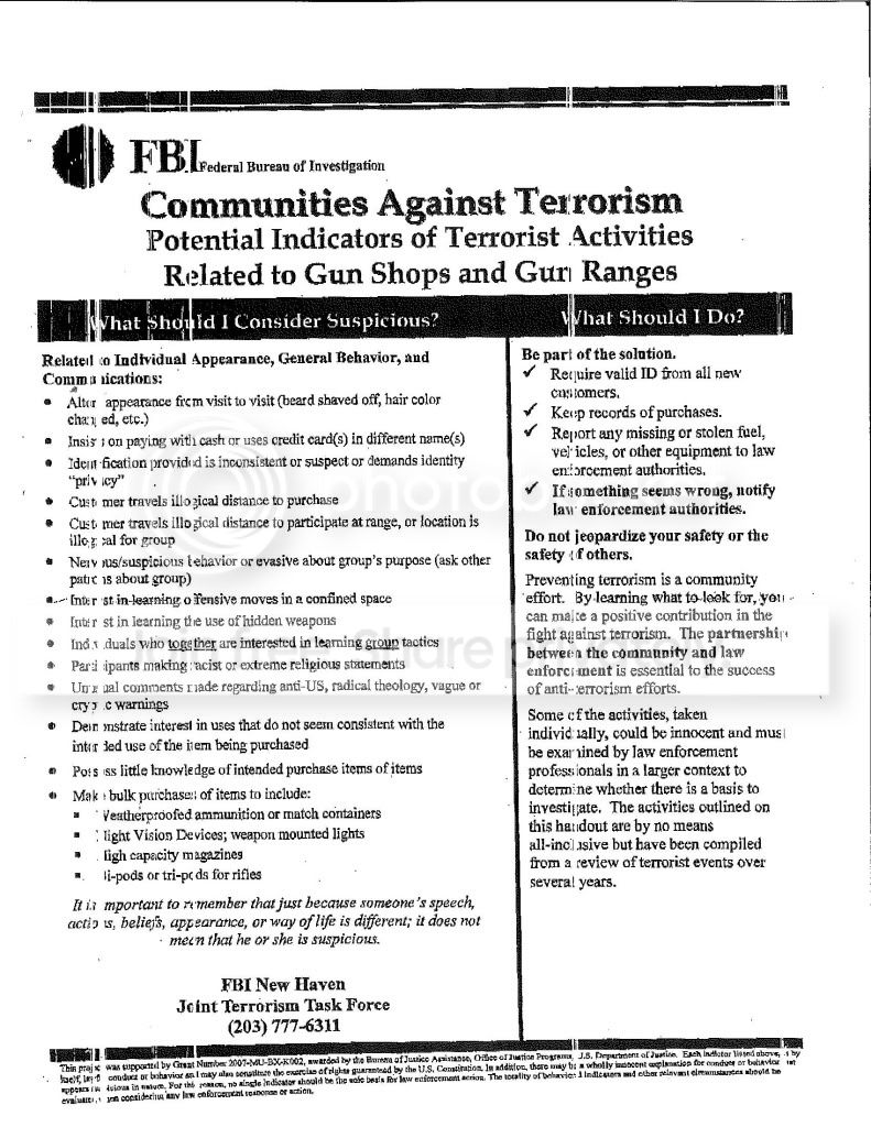 FBI Wants Surplus Stores To Spy on Customers > General Discussion ...