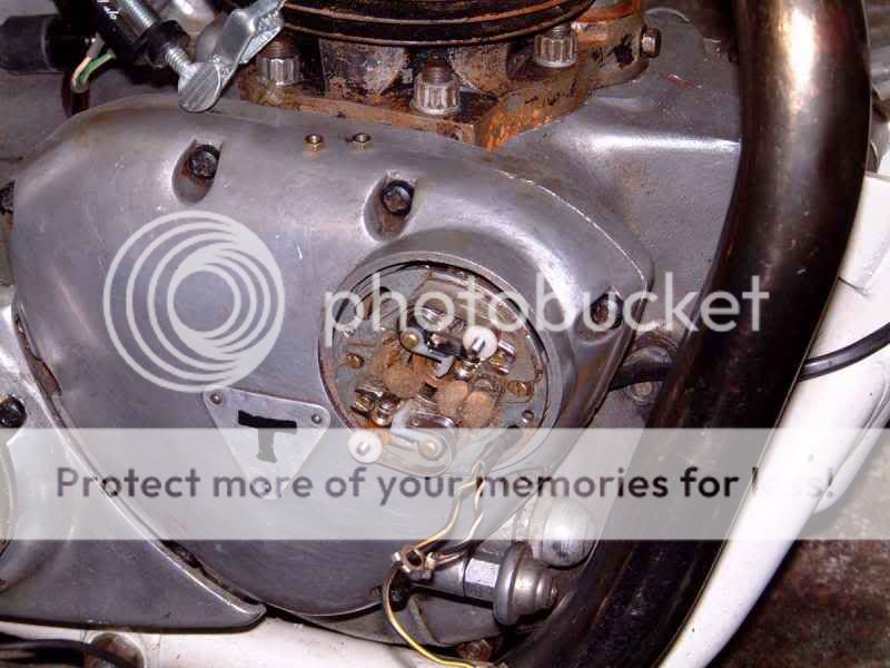 Timing and setting points/ rear wheel alignment | Triumph Rat ...