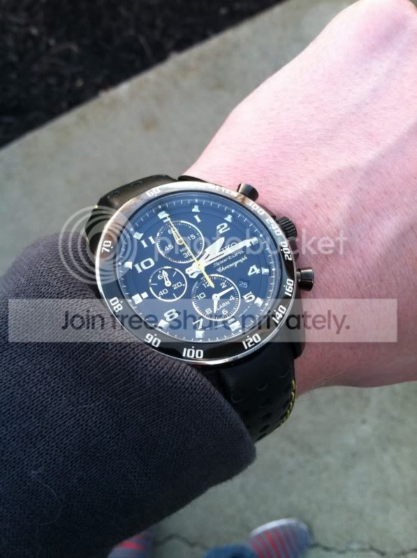 Watches that have yellow hands on a black face? | WatchUSeek Watch Forums