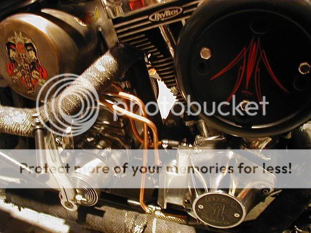 Copper Oil Lines For Harleys