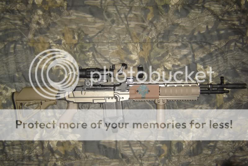 EOTech Sight w/ Magnifier on Sage Stock | M14 Forum