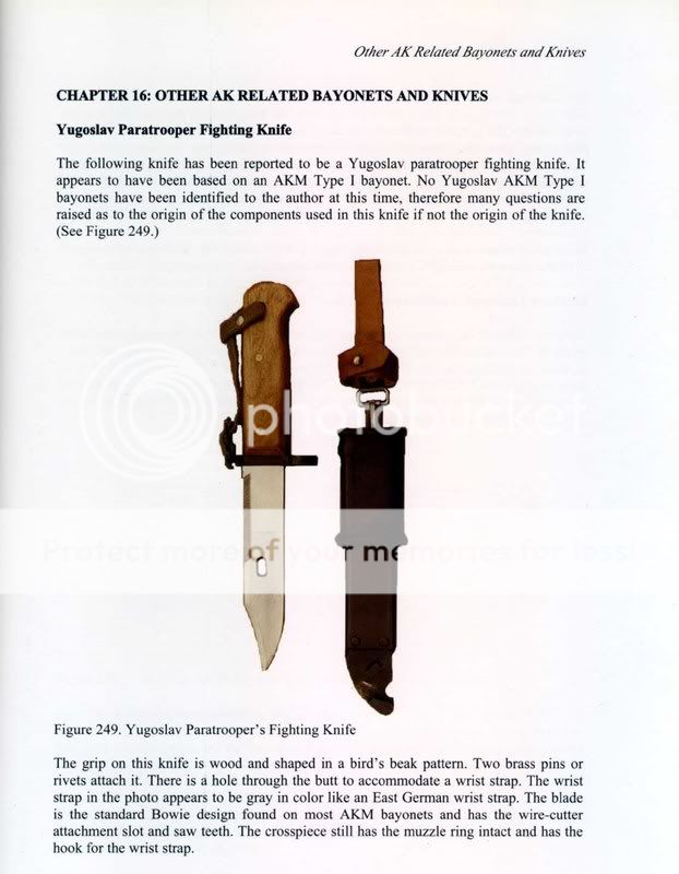 Yugoslavian m64 prototype AK bayonet | AK Rifles