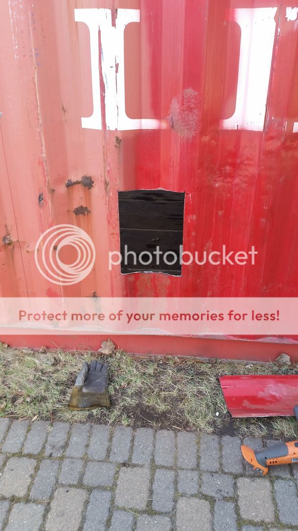 Giant gaping hole in my shipping container... | Wildlife Habitat - Lets ...