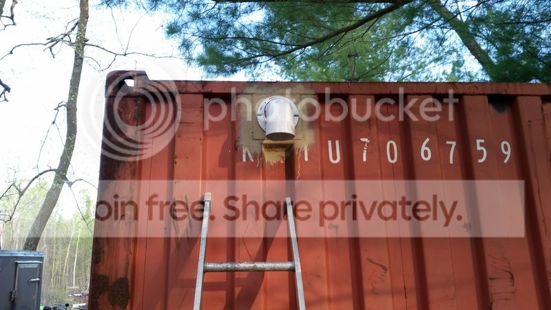 Giant gaping hole in my shipping container... | All Things Habitat ...